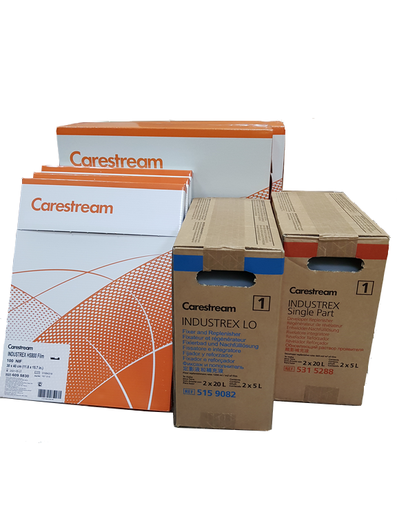 Carestream (Kodak) INDUSTREX MX125 Pb CP 10x24 (50 листов)